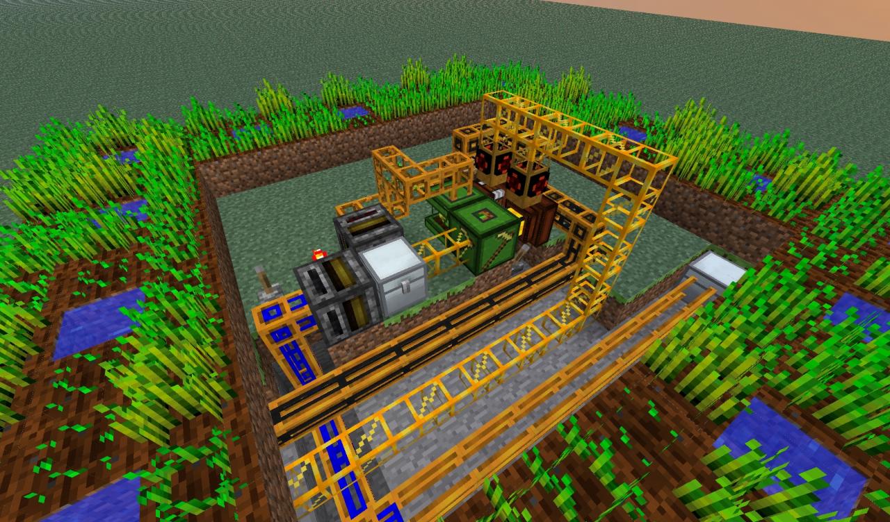 Fully Automatic Dynamite Production Facility Minecraft Map