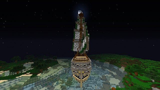 The Antipath (86 Cannon Ship o' the Line) Minecraft Map