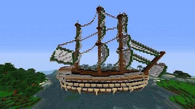 The Antipath (86 Cannon Ship o' the Line) Minecraft Map