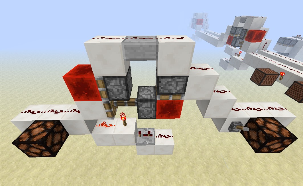 One wide instant Wire/Repeater [Tutorial] Minecraft Map