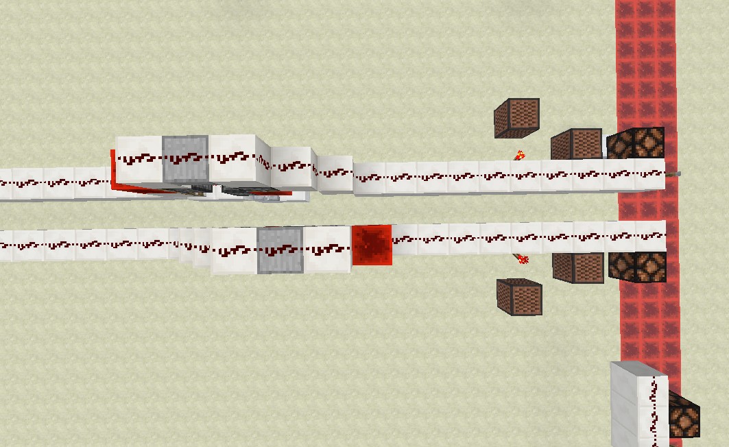 One wide instant Wire/Repeater [Tutorial] Minecraft Map