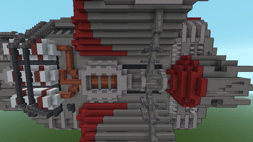 Ragnur's Greebling Tutorial: the complete spaceship! Minecraft Map