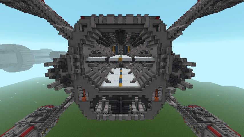 Ragnur's Greebling Tutorial: the complete spaceship! Minecraft Map
