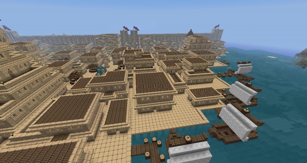The Desert City Of Ostia Minecraft Map