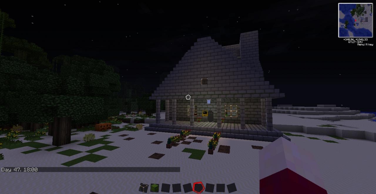 Modern House with Electricity - Must have Tekkit Lite Minecraft Map