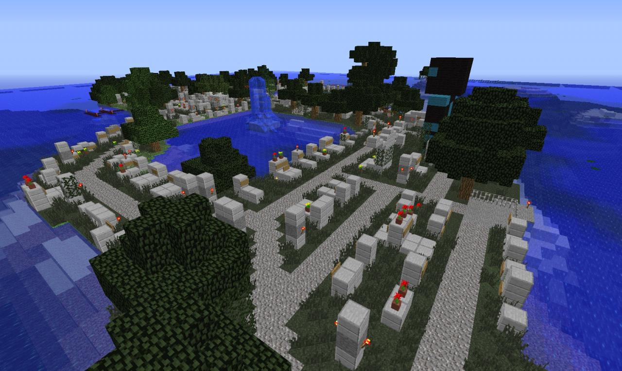 Oakhaven Cemetery Minecraft Map