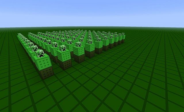 Slay the Creeper Army! Minecraft Map