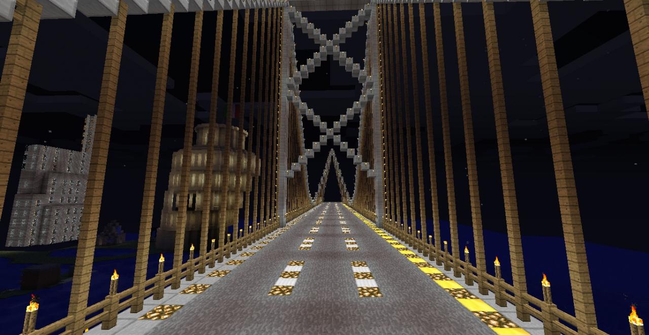 Multi Suspension Bridge Minecraft Map