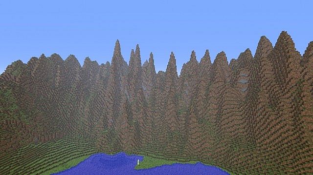 Extreme Hills Terrain Minecraft Map