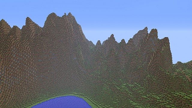 Extreme Hills Terrain Minecraft Map