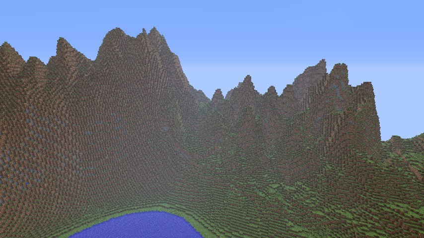 Extreme Hills Terrain Minecraft Map
