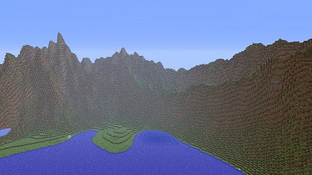 Extreme Hills Terrain Minecraft Map