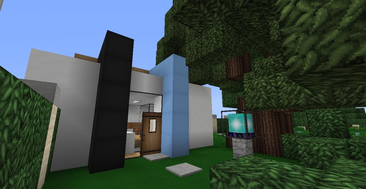 [Modern] - OPYRUS - Modern Eco Home (120 subs special ) Minecraft Map