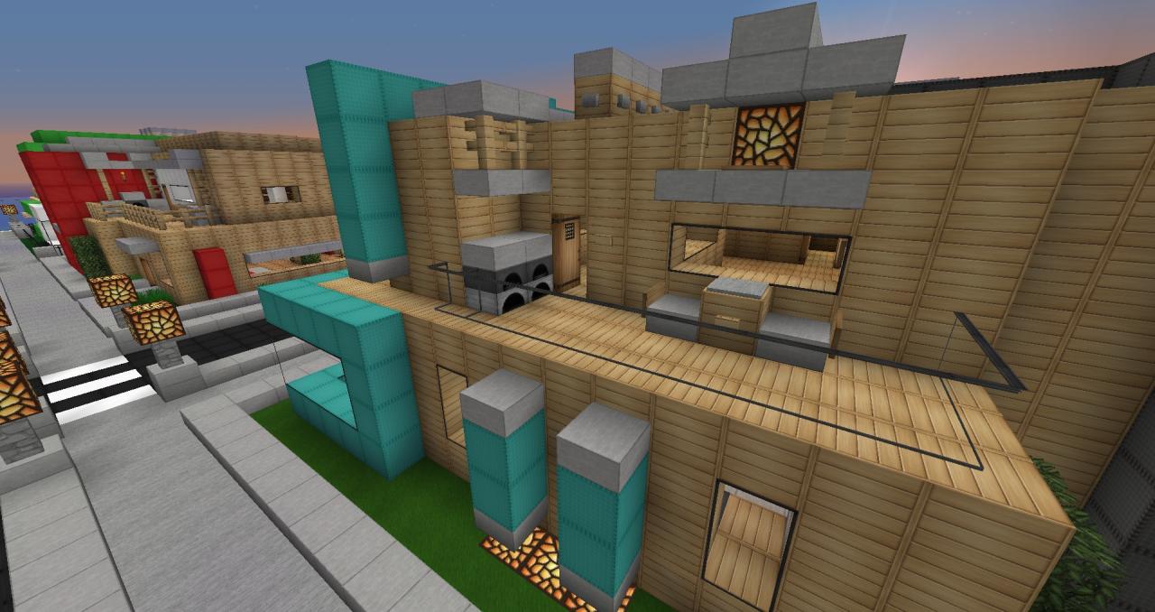 Cyan Stream (Modern Build) Minecraft Map