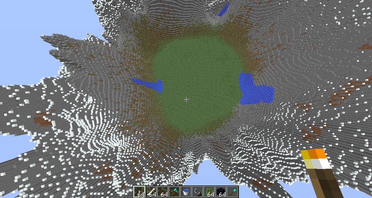 Custom Building Terrain - Build anything you want here! Minecraft Map