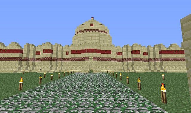 White Temple Minecraft Map