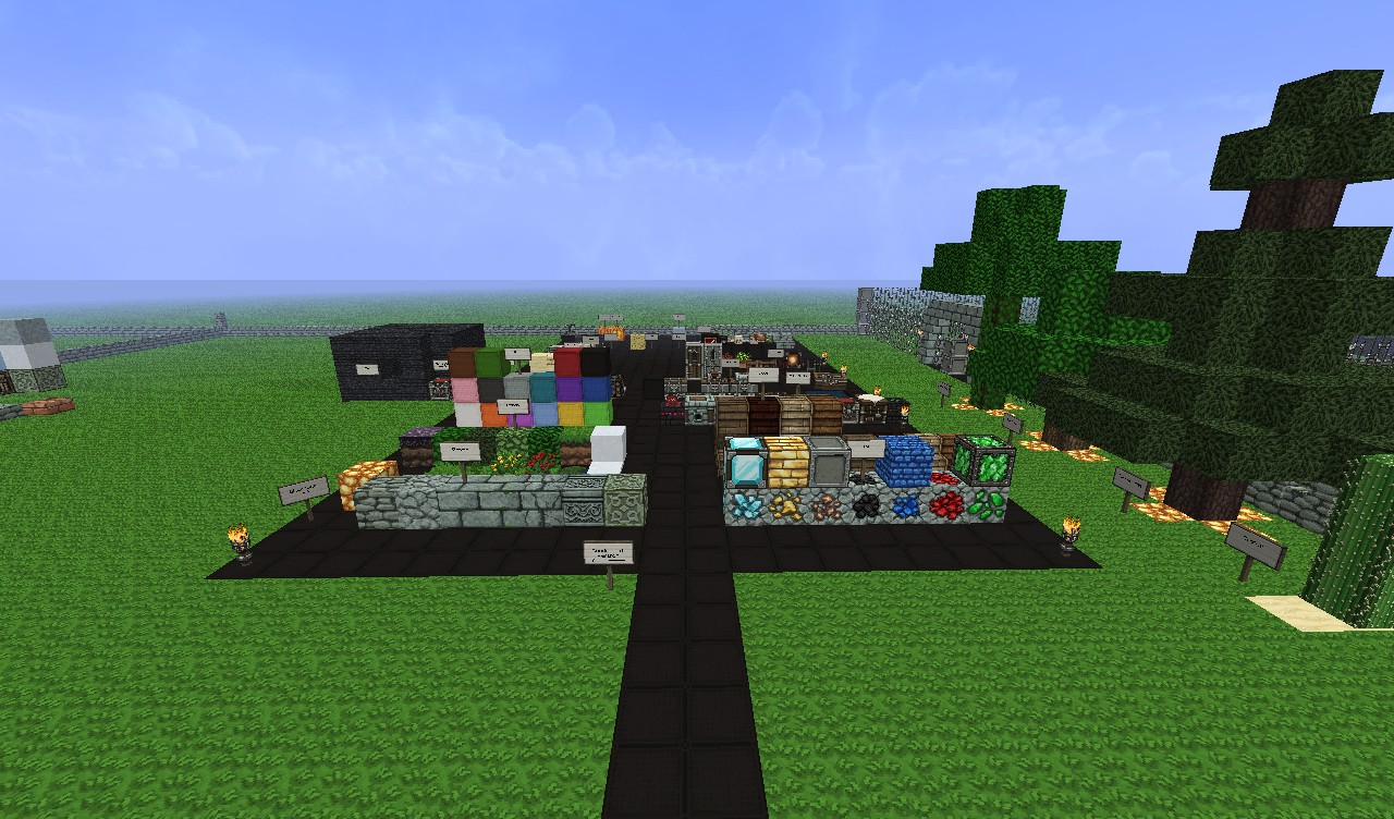 Texture Pack/ Mod Showcase Minecraft Map