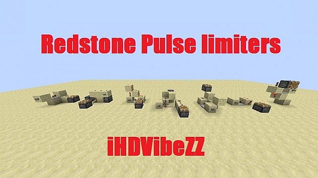 Redstone Pulse Limiters Minecraft Map