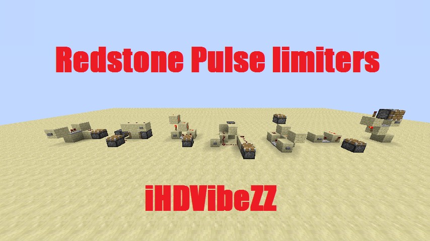 Redstone Pulse Limiters Minecraft Map