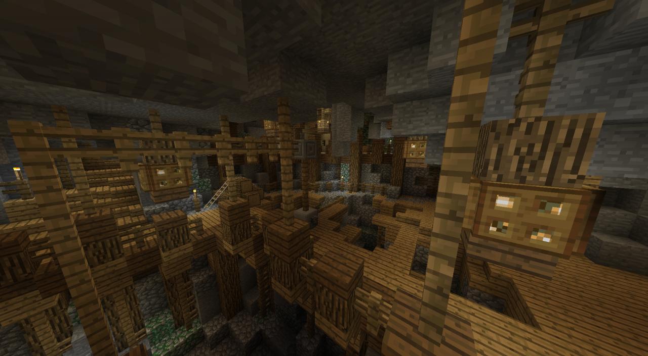 The Bandit Camp - Caverns of Mystery: Room one Minecraft Map
