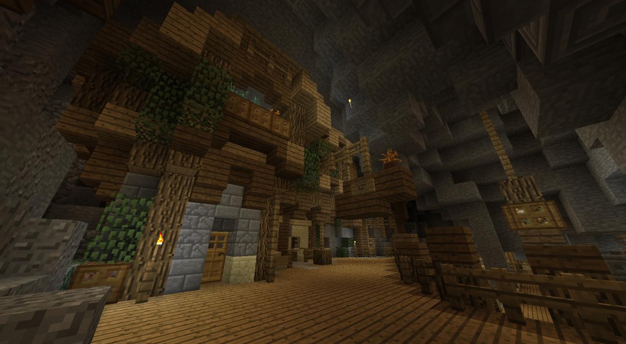 The Bandit Camp - Caverns of Mystery: Room one Minecraft Map