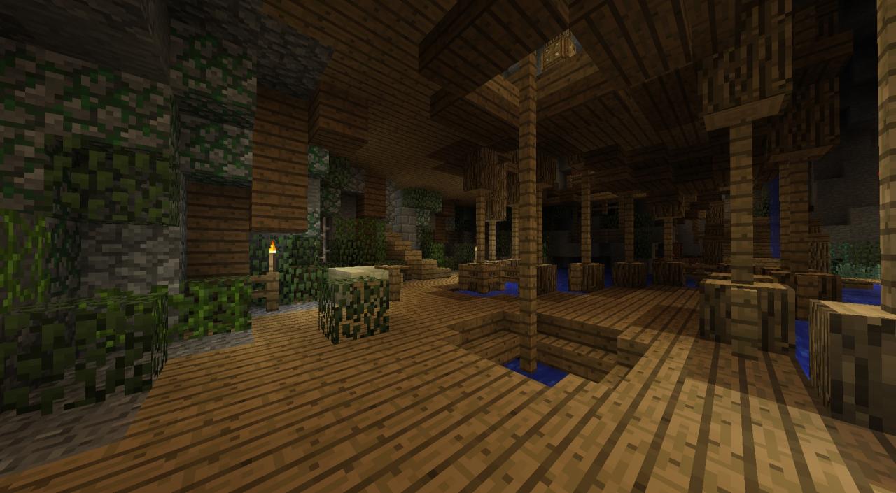 The Bandit Camp - Caverns of Mystery: Room one Minecraft Map