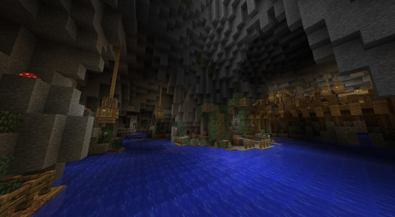 The Bandit Camp - Caverns of Mystery: Room one Minecraft Map