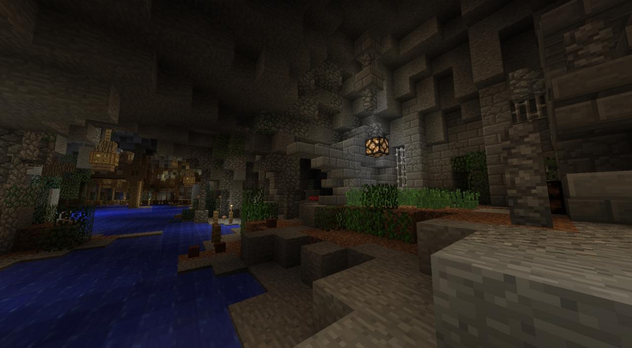 The Bandit Camp - Caverns of Mystery: Room one Minecraft Map