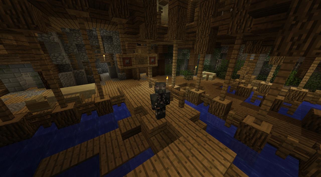 The Bandit Camp - Caverns of Mystery: Room one Minecraft Map