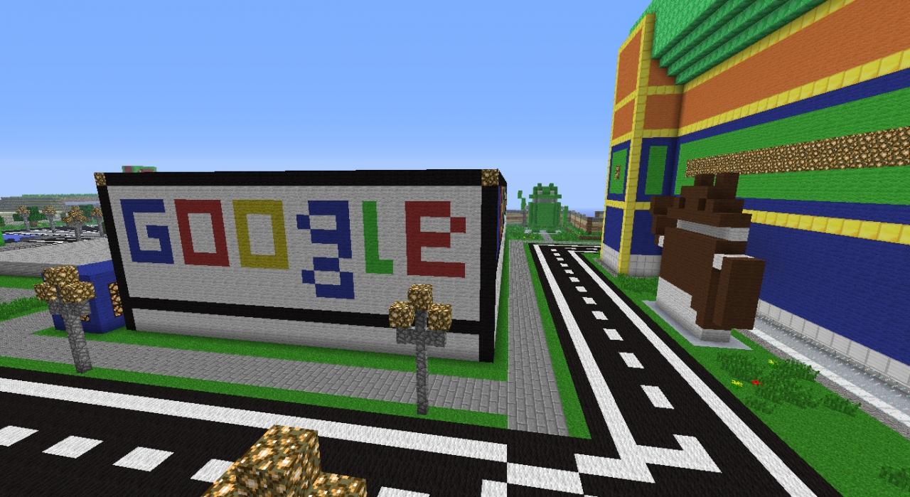 Google Data Center Minecraft Map
