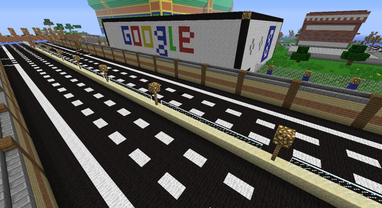 Google Data Center Minecraft Map