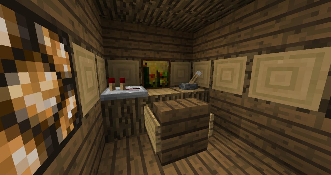 =(Modern House With Recording Studio)= Minecraft Map