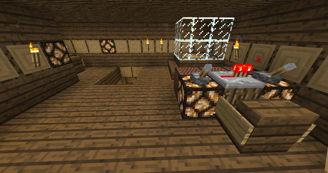 =(Modern House With Recording Studio)= Minecraft Map