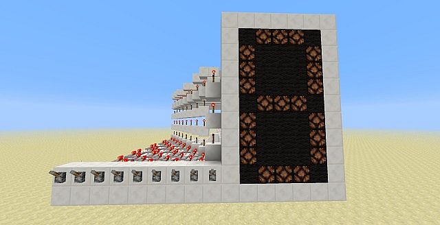 Single Digit Lamp Display Minecraft Map