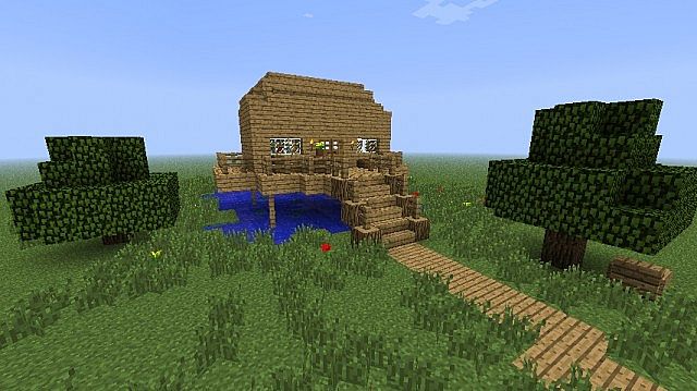 Fisherman's Lake Hut Minecraft Map