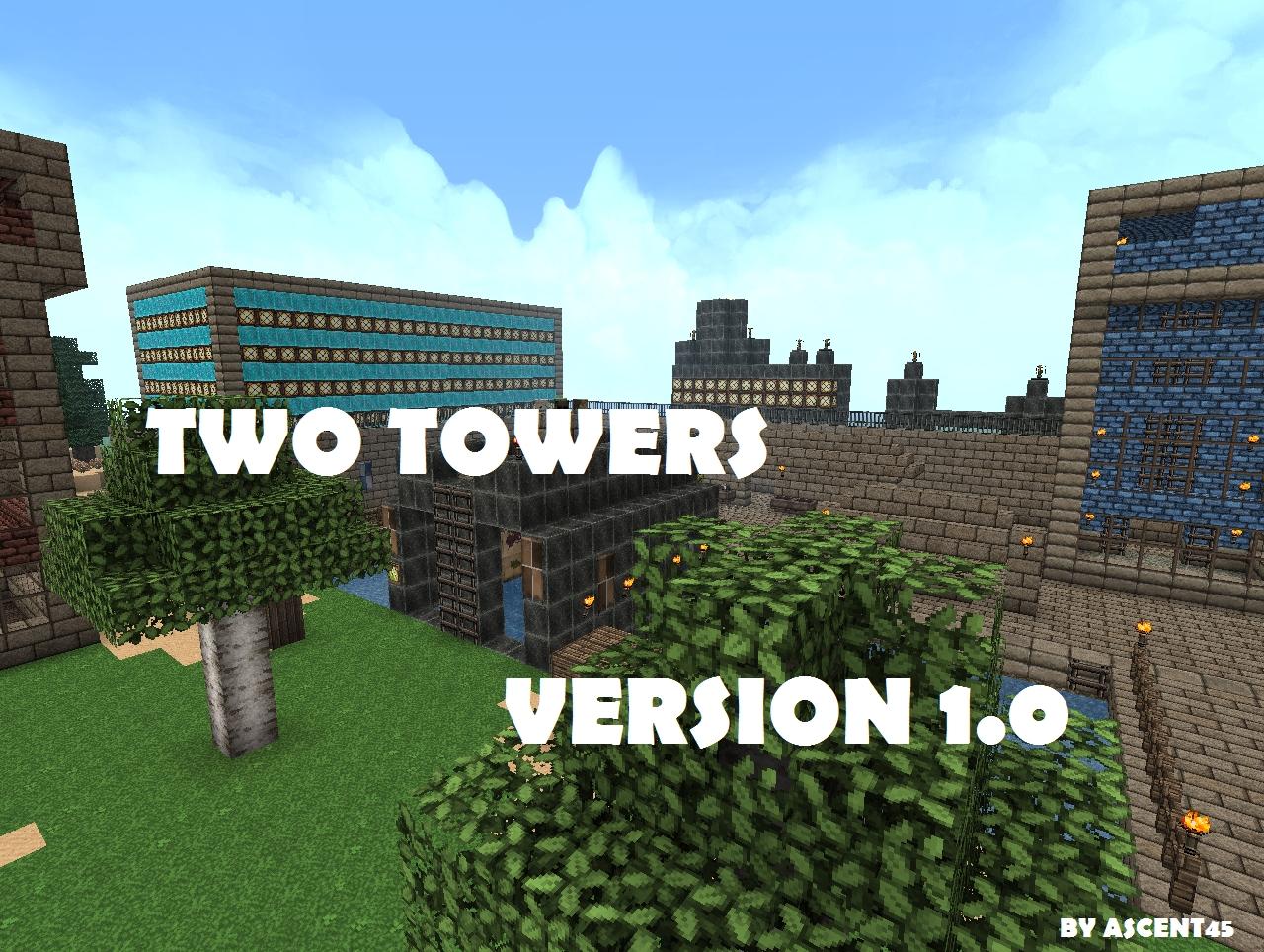 Two towers 1.0 (Team PVP) Minecraft Map