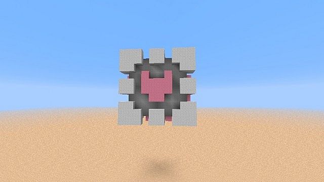 Companion Cube in Minecraft Minecraft Map