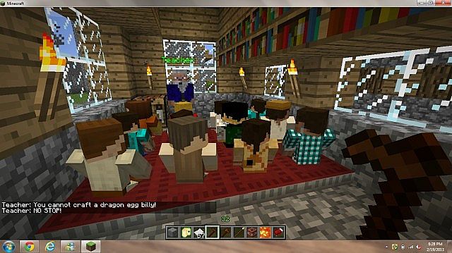 Minecraft medieval school map 1.7.10 - enjoykja