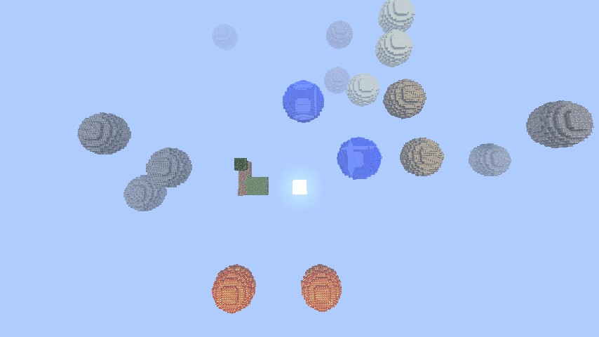 minecraft sky block planet by dorlevy101 Minecraft Map