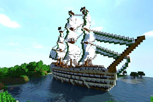 The Antipath (86 Cannon Ship o' the Line) Minecraft Map