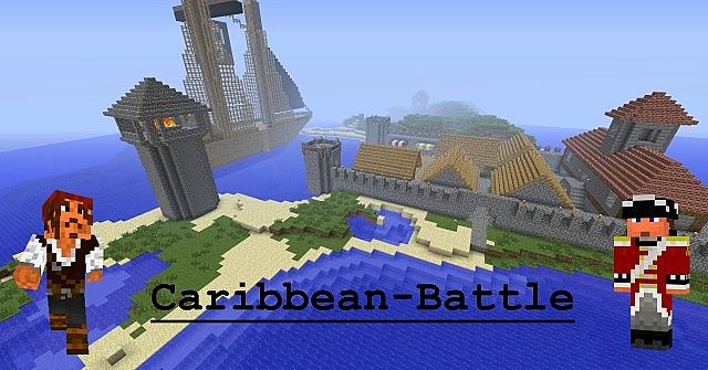 Caribbean-Battle Minecraft Map