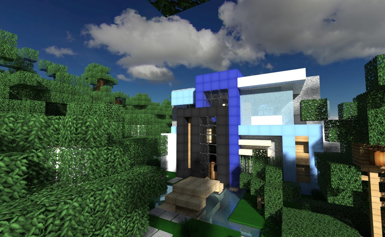 [Modern] - OPYRUS - Modern Eco Home (120 subs special ) Minecraft Map