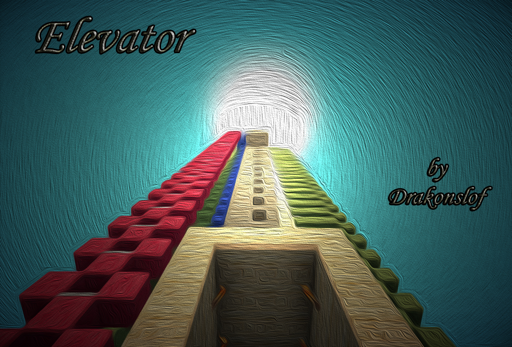 Customisable Elevator w/schematic! [up/down,expandable,modular,crazy-compact,] Minecraft Map