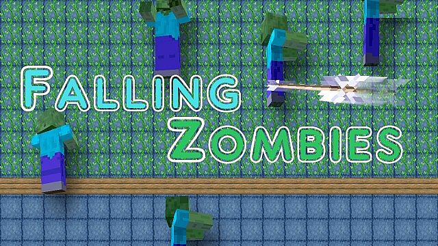 Falling Zombies mini-game [1.5] Minecraft Map