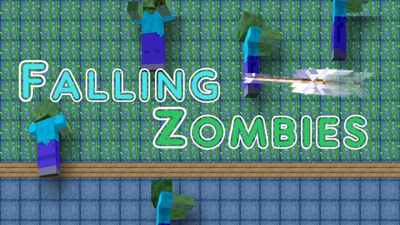 Falling Zombies mini-game [1.5] Minecraft Map