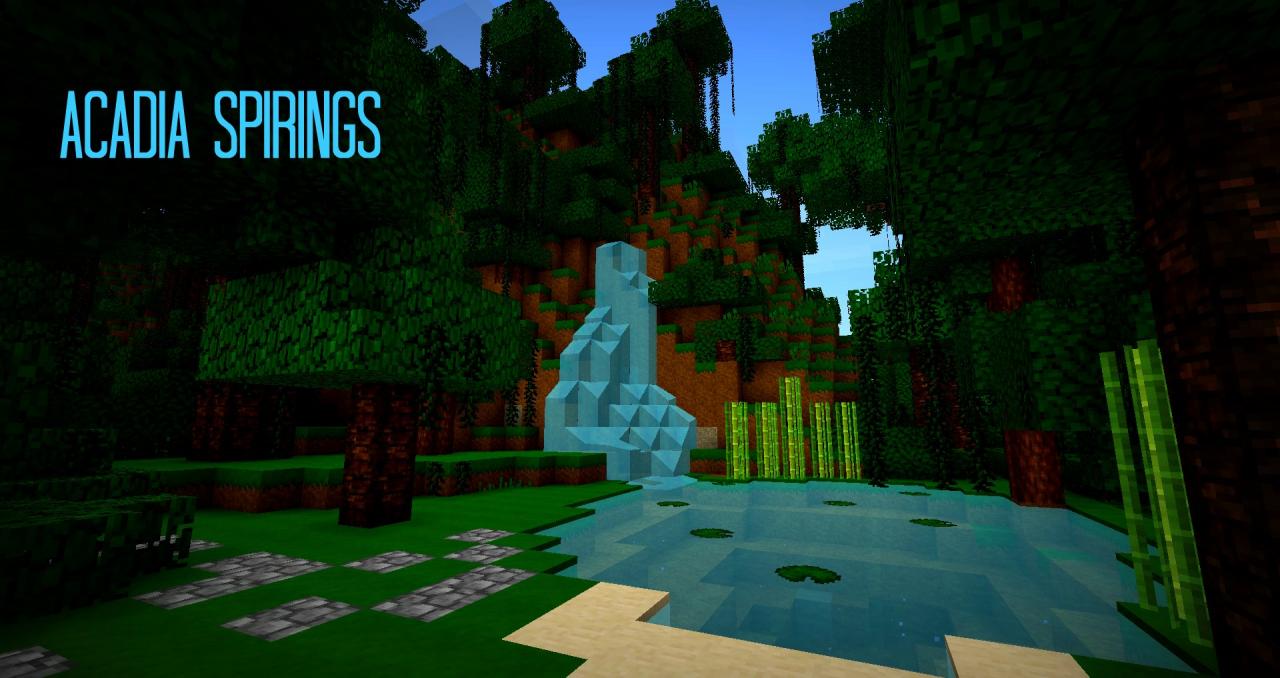[Natural] Acadia Springs Minecraft Map