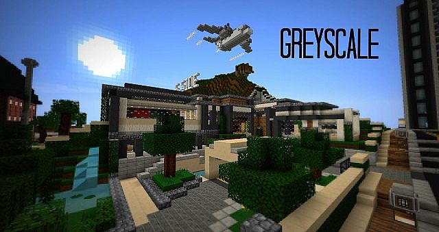 [Modern] Greyscale Minecraft Map