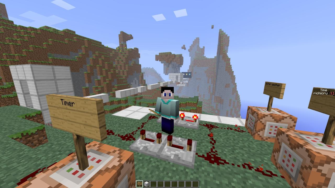 Minecraft 13w06a Run speed Test Prototype Minecraft Map