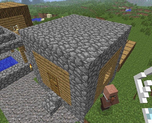 NPC village Syle 2: Secondary house Minecraft Map