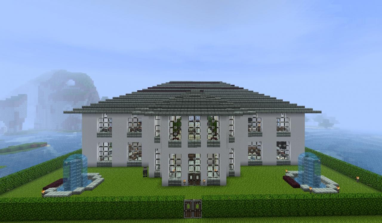 Seaside Mansion- Large Mansion by the Sea Minecraft Map